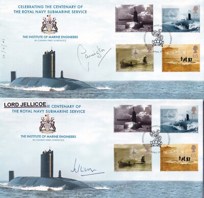SUBMARINES SIGNED COVERS (9) INC VC WINNER IAN FRASER | eBay UK