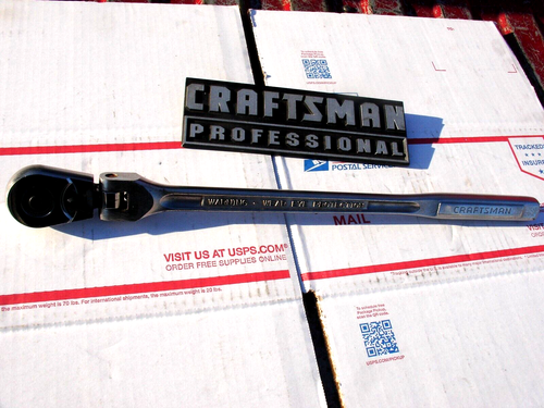 Craftsman 44816 Flex Head Quick Release 1/2" Dr. Ratchet Vintage Made ...