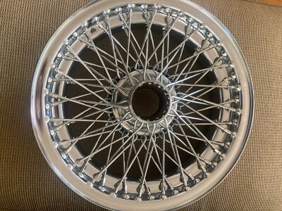 15''x5.5 inch Chrome Wire Wheel | 72 Spokes | TR250 MGC MGC/GT | MGB ...