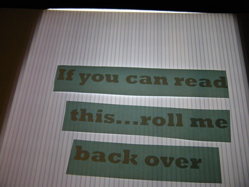 IF YOU CAN READ THIS ROLL ME BACK OVER VINYL STICKER | eBay