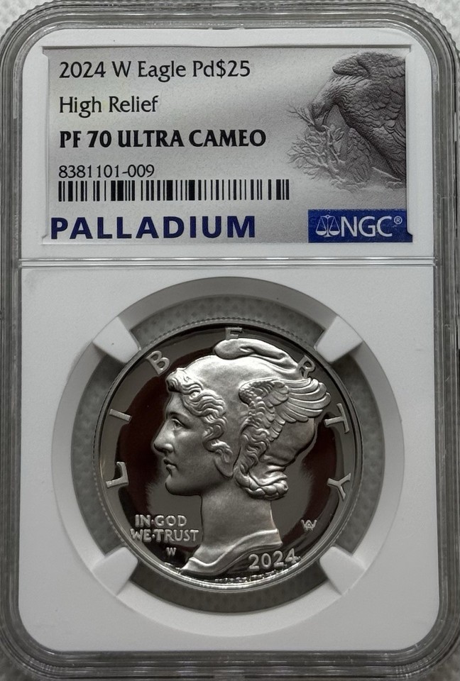 2024 W $25 High Relief Palladium Eagle 1 oz NGC PF70 | eBay