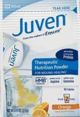 Juven Therapeutic Nutrition Powder Orange 1.02oz Individual Packet ...