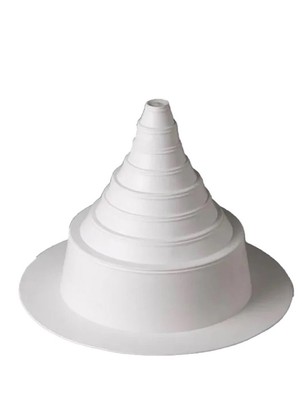 1 White TPO Universal Pipe Boot Roof Flashing 3/4” - 8" Pipes | eBay