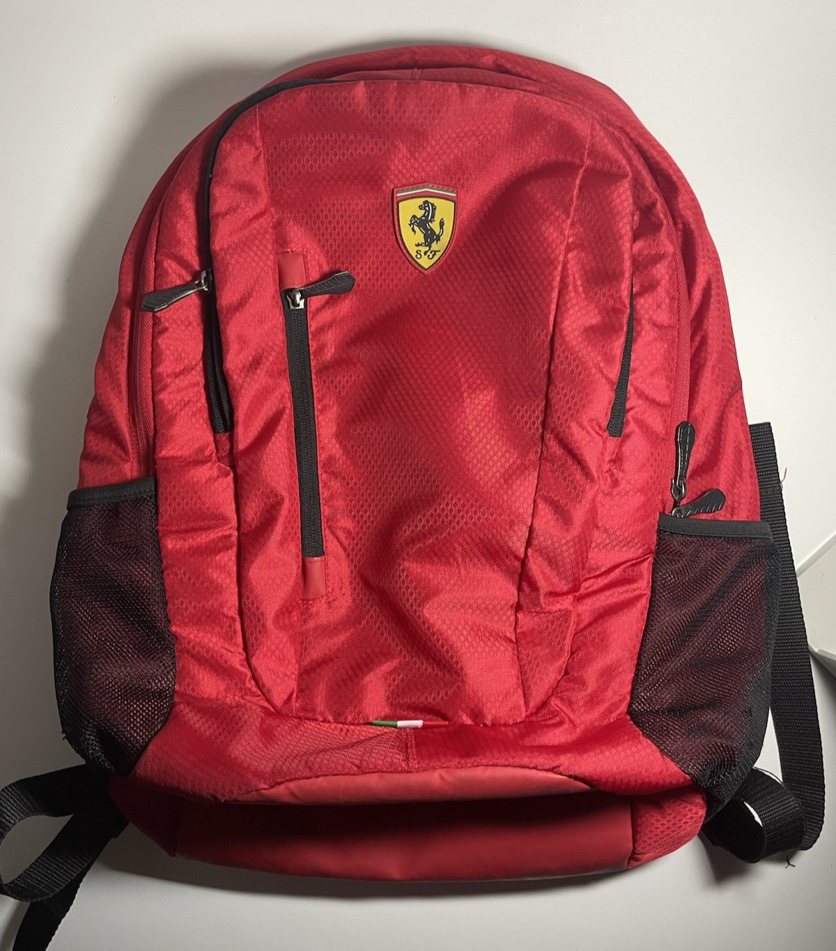 Scuderia FERRARI Red & Black Logo Racing Backpack Off… - Gem