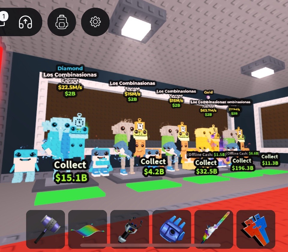 LOS COMBINATIONS STACK X5 STEAL A BRAINROT SECRET BUNDLE | eBay