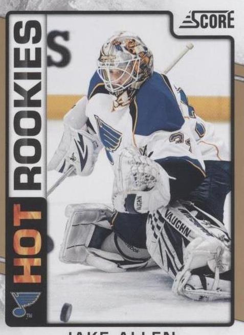 2012-13 Score - Hot Rookies Jake Allen #544 Gold Rush (RC) for sale ...