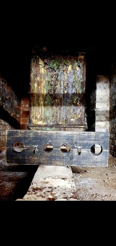 Handmade Wooden stocks, dungeon prop medieval dungeon equipment black ...