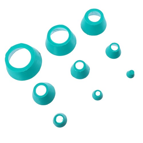 8PCS Filter Adapter Buchner Funnel Flask Cones Tapered Collar Rubber ...