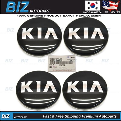 Genuine 4PCS Wheel Center Caps for 2011-2023 Kia Various Models 52960 ...