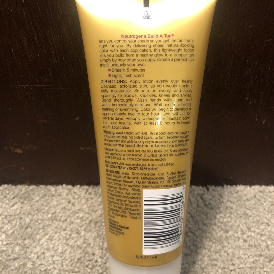 Neutrogena Build A Tan Gradual Sunless Control Your Shade Tanning ...