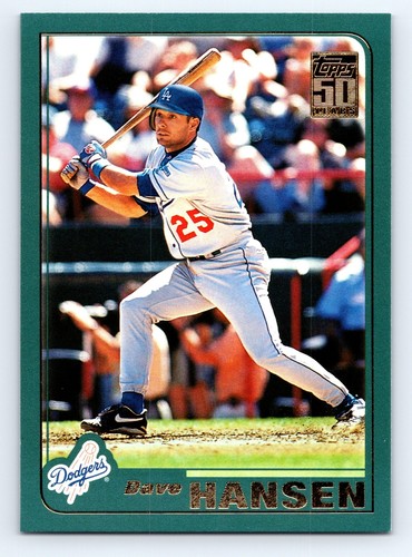 2001 Topps #55 Dave Hansen Los Angeles Dodgers | eBay