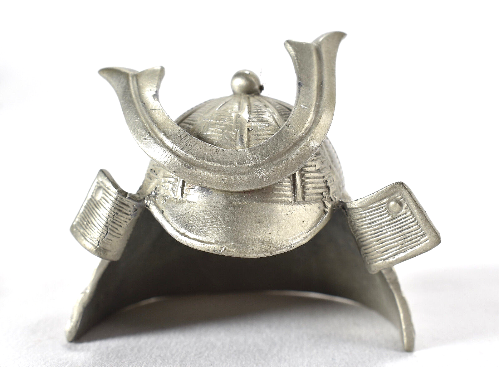 Japanese Miniature Pewter Metal Kabuto Shogun Samurai Helmet | eBay