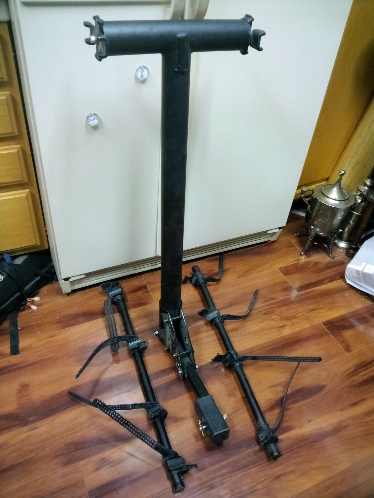 Vintage Graber USA swing-down Hitch Mounted 4 Bicycle Bike Carrier Rack ...