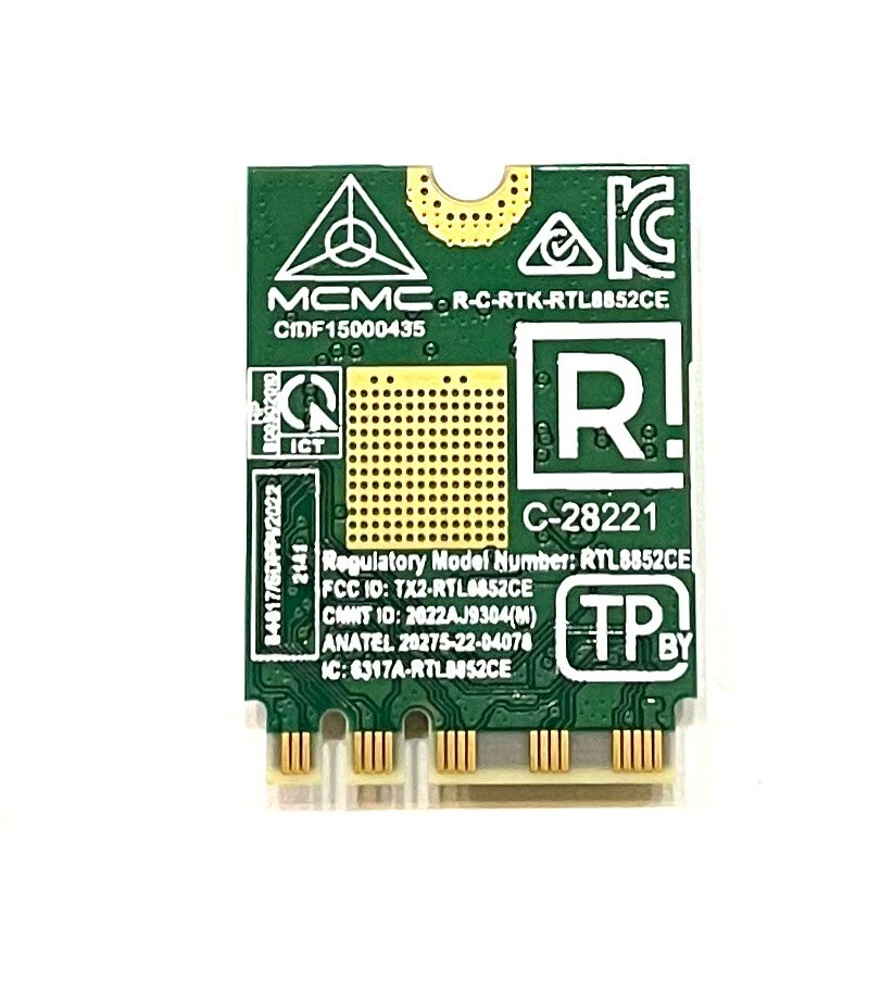 RTL8852CE Realtek M.2 2230 Wifi 802.11AX Bluetooth 5.3 Wireless Card ...