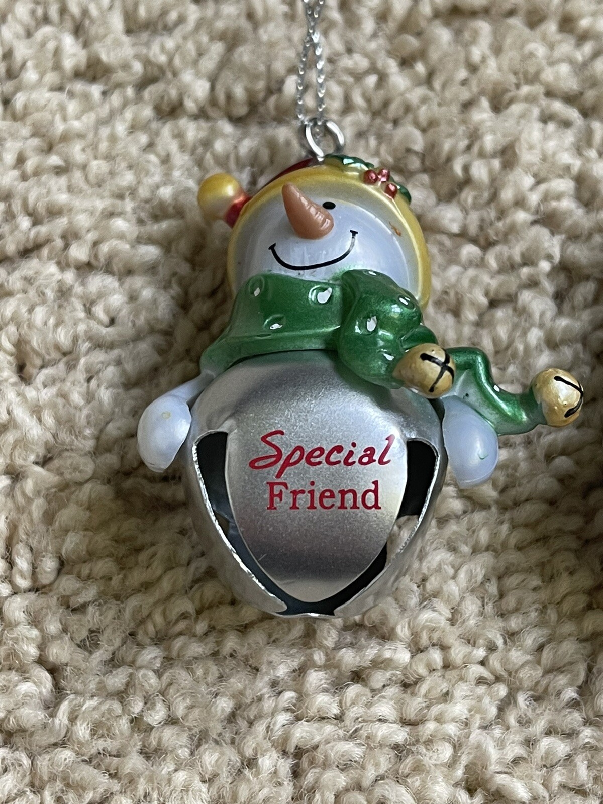 4 Ganz Jingle Bell Snowmen Ornaments Special Friend Best Friends ...