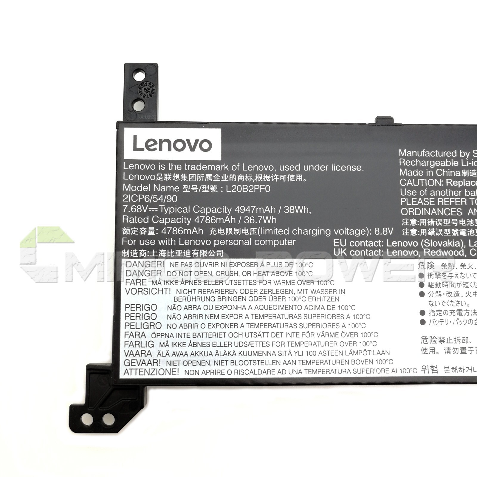 New Genuine L20M2PF0 L20C2PF0 L20L2PF0 OEM Battery for Lenovo V14 V15 ...