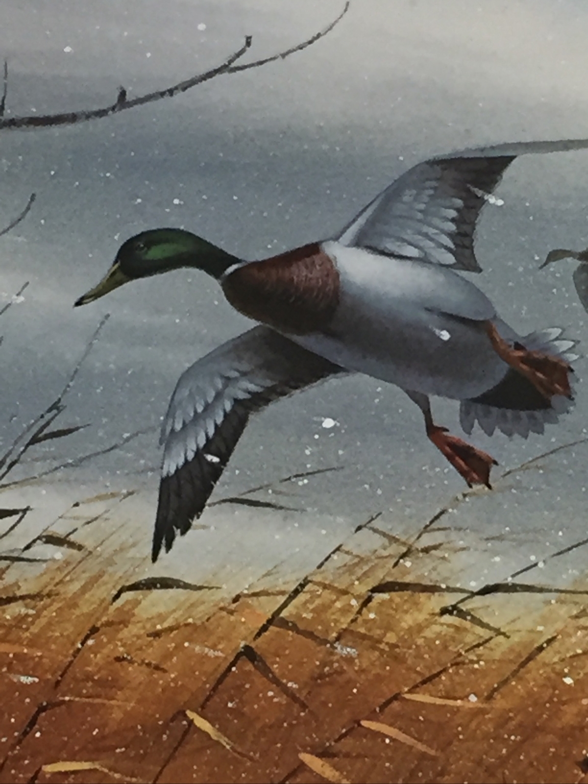 Jerry Raedeke, 1990 DU ,Print, “Last Day”1432/3800;Mint,Unframed ...