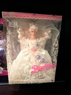 Barbie Dream Bride Barbie Doll Wedding Romance in Satin Lace 1991 ...