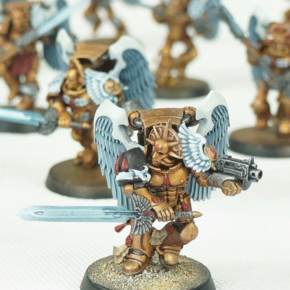 Games Workshop Warhammer 40K Blood Angels Sanguinary Guard X 5 ...