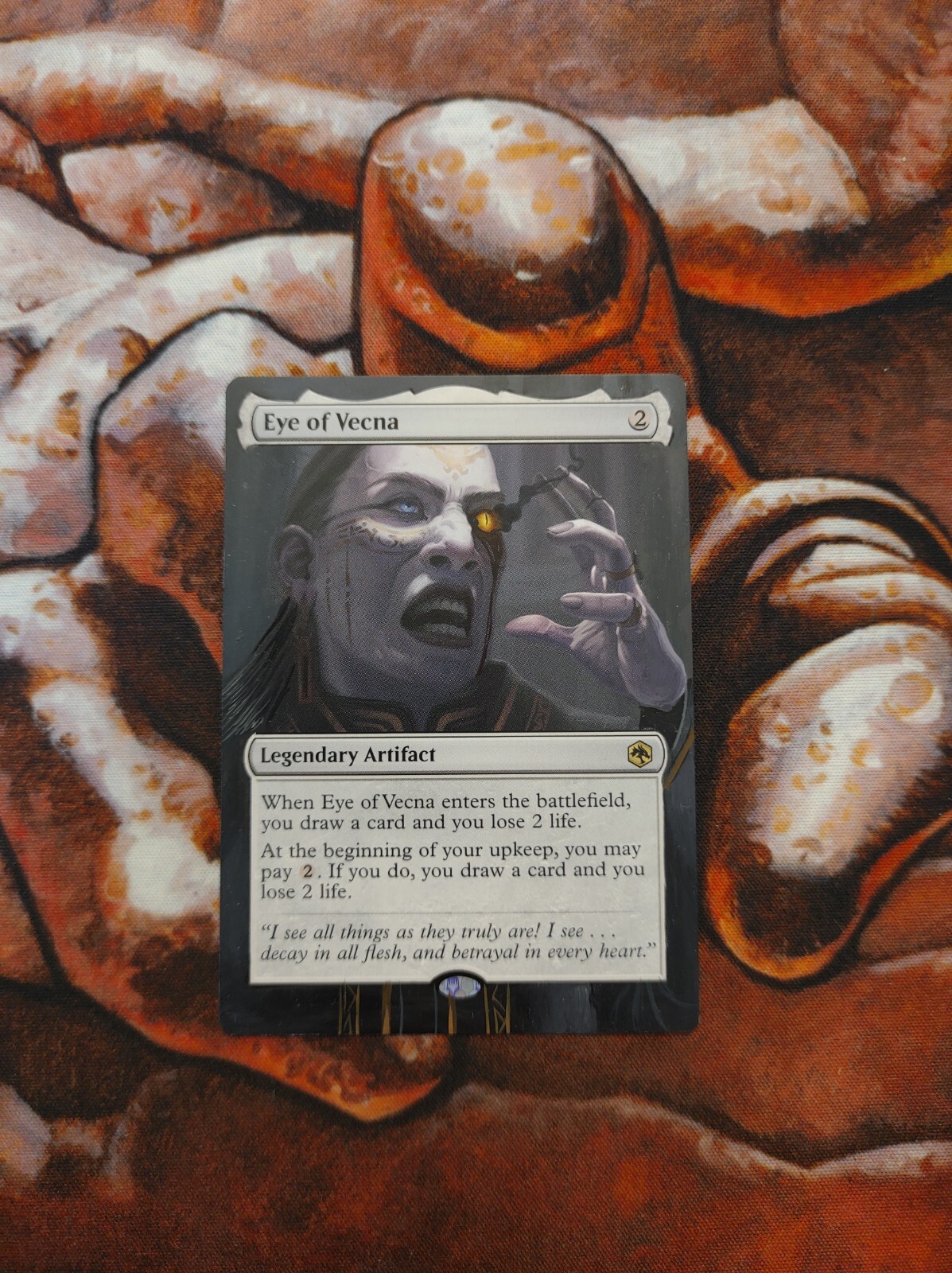 Magic the Gathering Eye of Vecna Hand Painted Unique Custom MTG Alter ...
