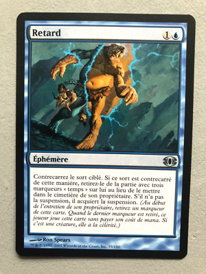 Mtg Carte Magic Future Sight Delay Retard French LP (C) | eBay