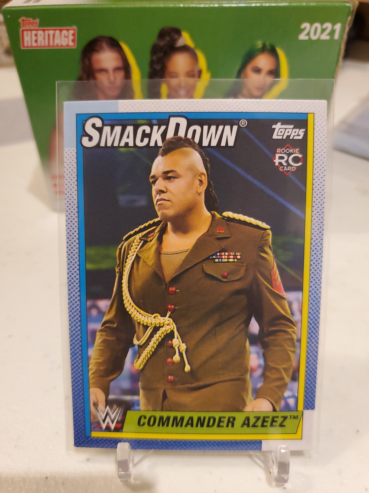 2021 WWE Topps Heritage Commander Azeez | eBay