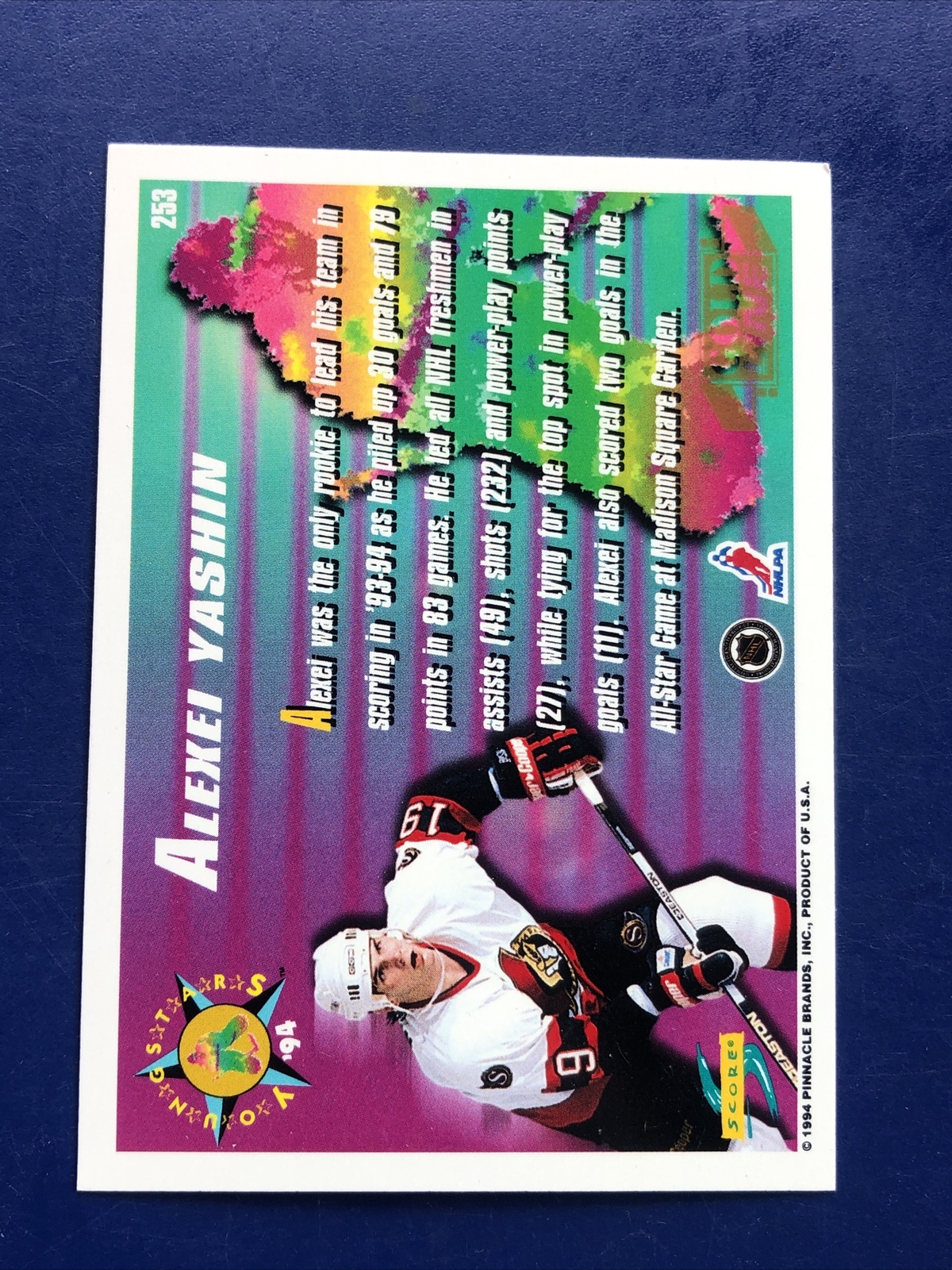 1994-95 Score - Gold Line #253 Alexei Yashin for sale online | eBay