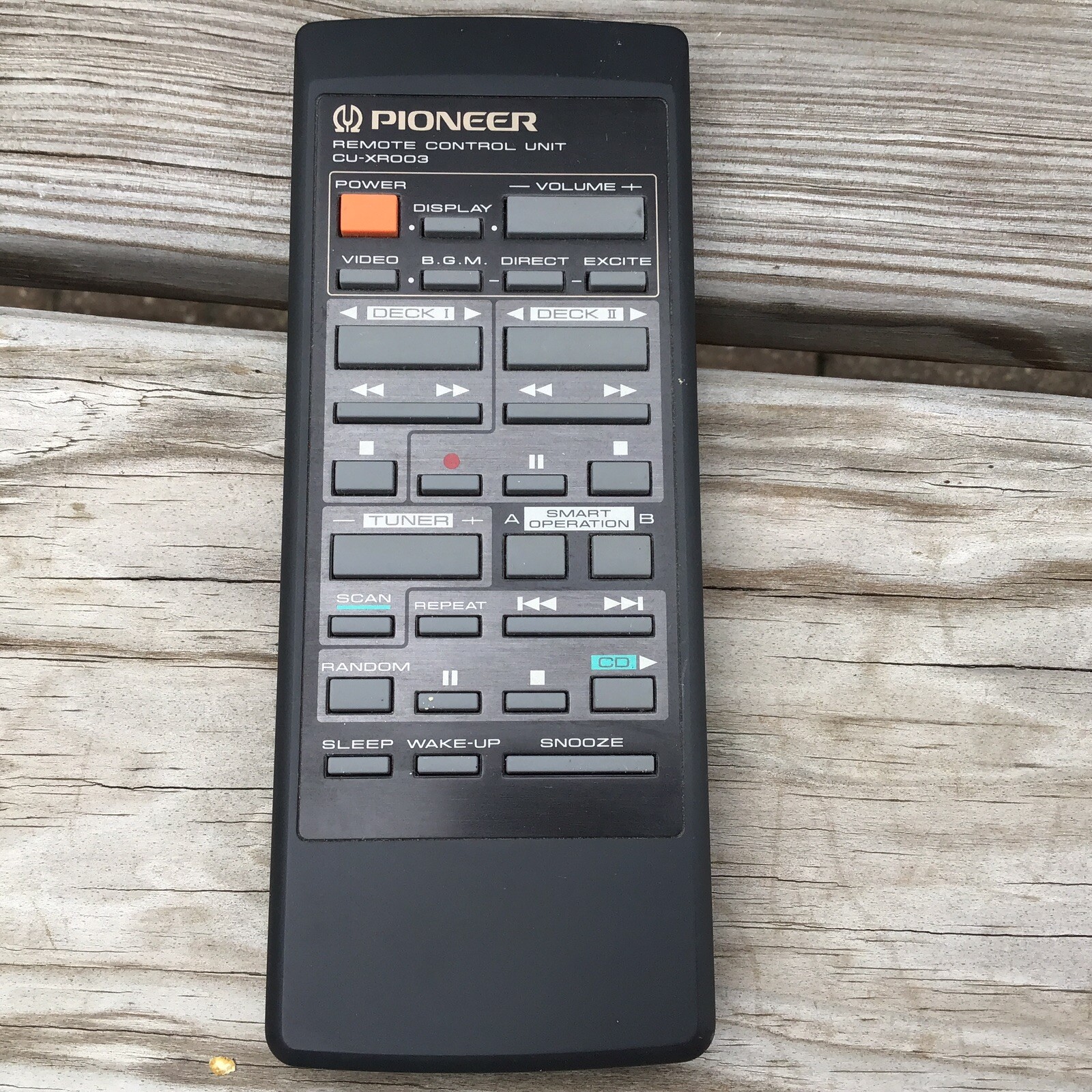 Pioneer Mini Stereo System AM FM Dual Cassette Audio XR-P500 - CD DOES ...