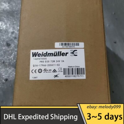 Weidmuller Switching Power Supply Brand New 1469470000 PRO ECO 72W 24V ...