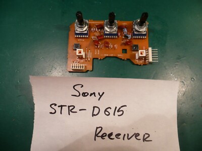 Sony STR-D615 Receiver Replacement Parts Circuit Board Part # 1-651-898 ...