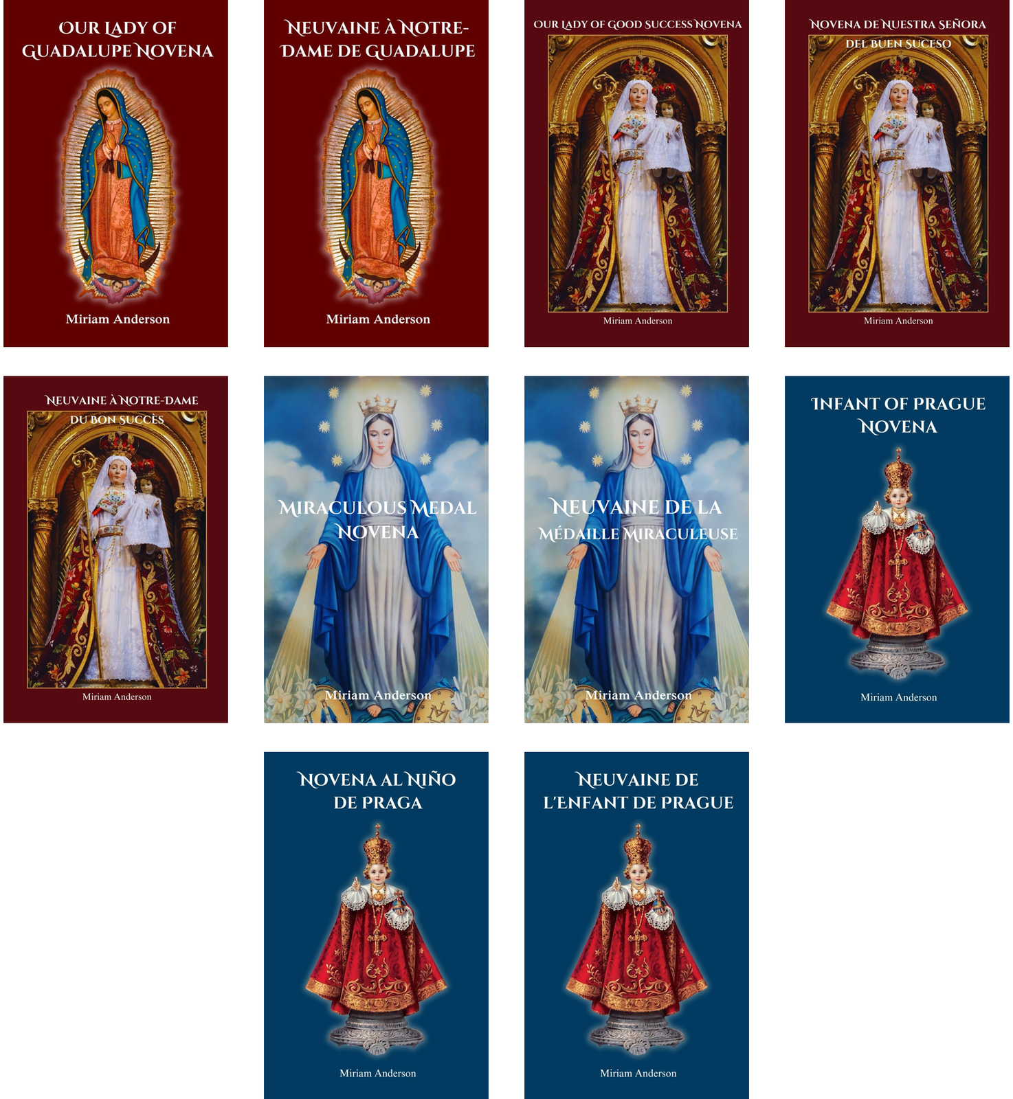 Miriam Anderson Catholic Novena Prayer Books 10-Book Paperback ...