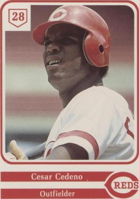 1985 Cincinnati Reds Yearbook Cards - Cesar Cedeno #28 for sale online ...