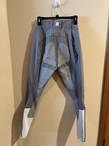 FITS Riding PERFORMAX Full Seat Light Grey Dressage Breeches Women's ...