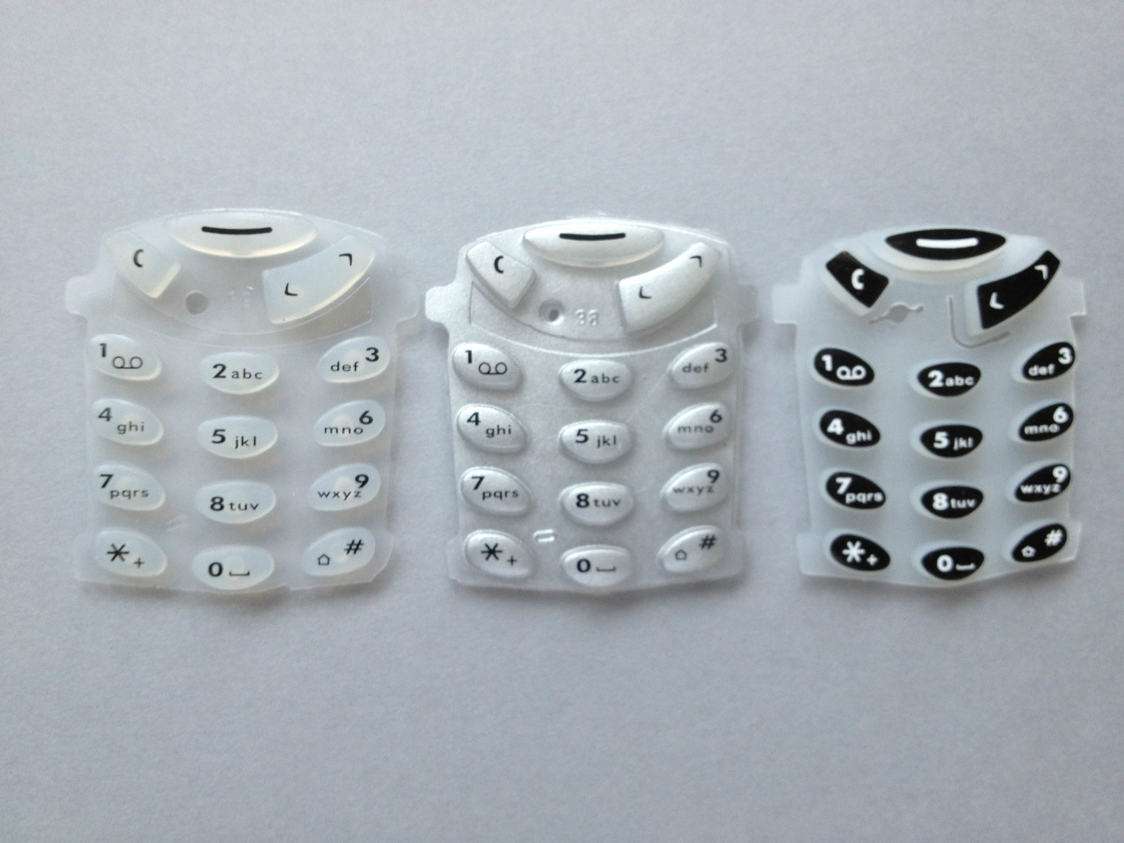 Replacement Rubber Keypad For Nokia 3310 3330 Mobile Phones 3 Colour