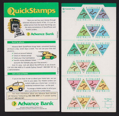 1994 ATM Triangle Booklet unfolded 20 x 45c Stamps - VF MNH | eBay
