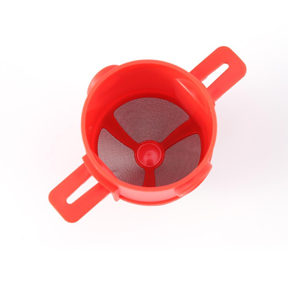 Collapsible Coffee Filter Paperless Hand Brewed Coffee Filter Cup (Red ...