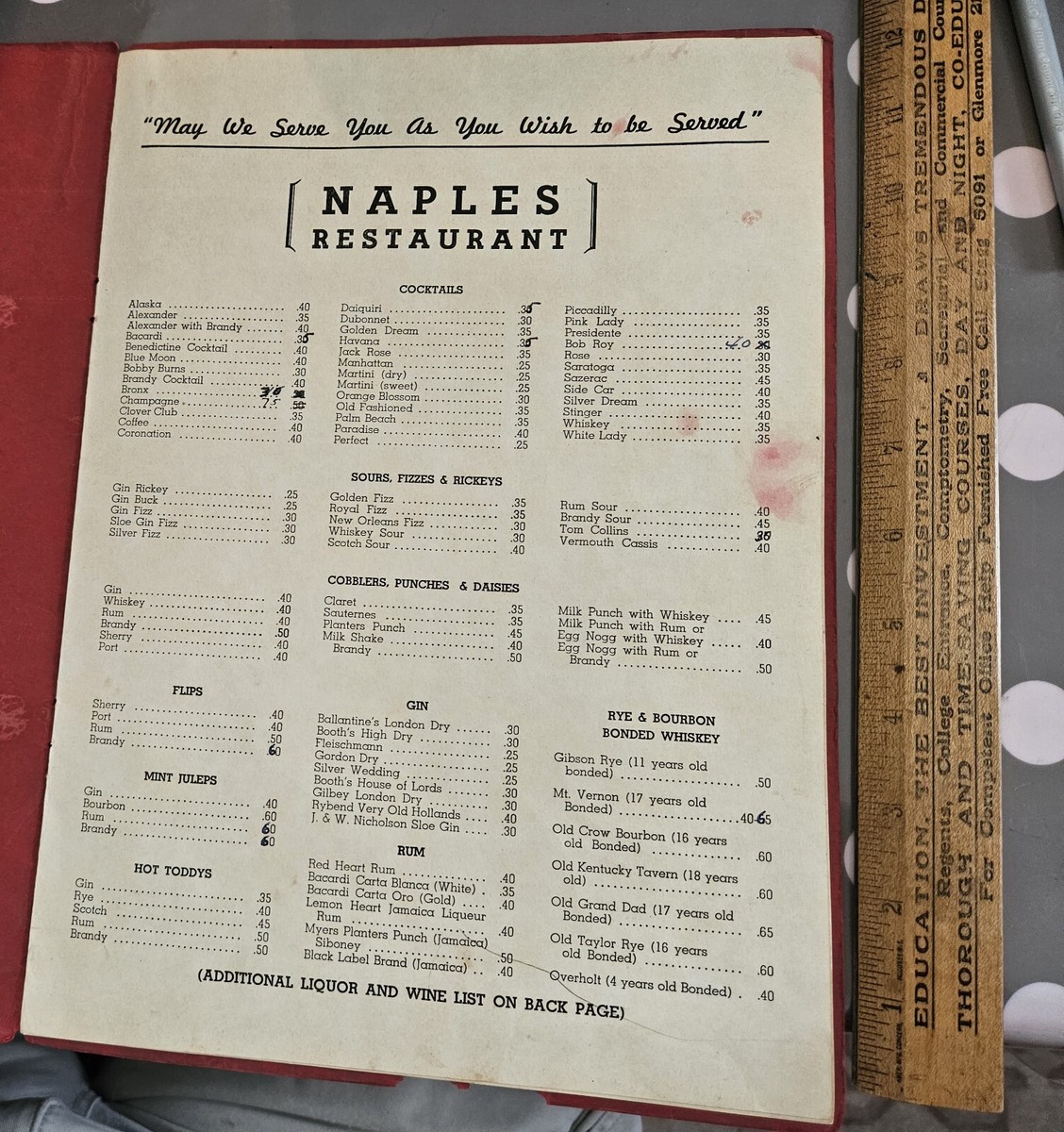 Naples 45 Nyc Menu Warren Naples Restaurant Naples, FL | OpenTable