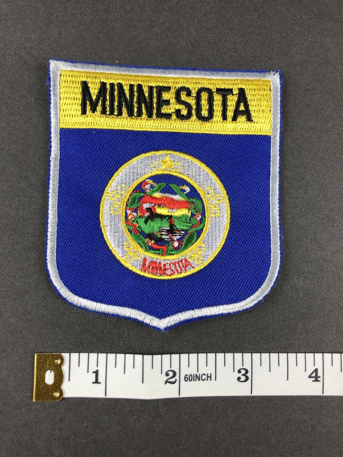 State Flag Shield Minnesota Patch Badge Travel USA Embroidered | eBay