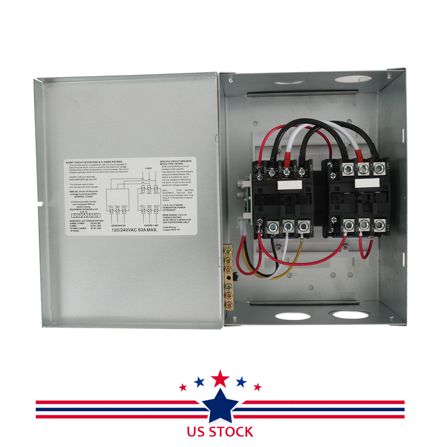 Automatic Transfer Switch 50 Amp RV Transfer Switch Applied to RV ...