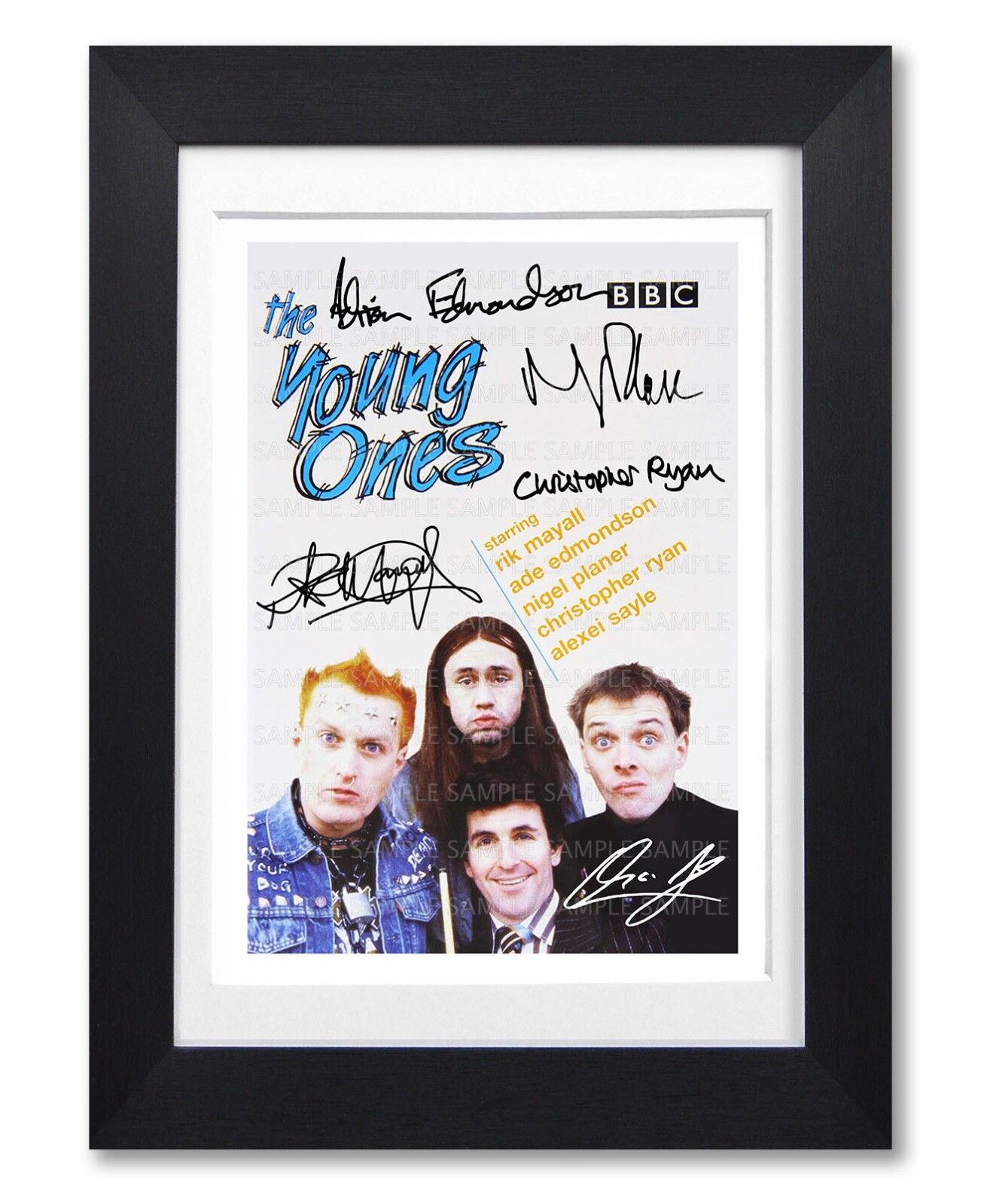 THE YOUNG ONES CAST SIGNED POSTER PRINT BBC TV SERIES PHOTO AUTOGRAPH ...