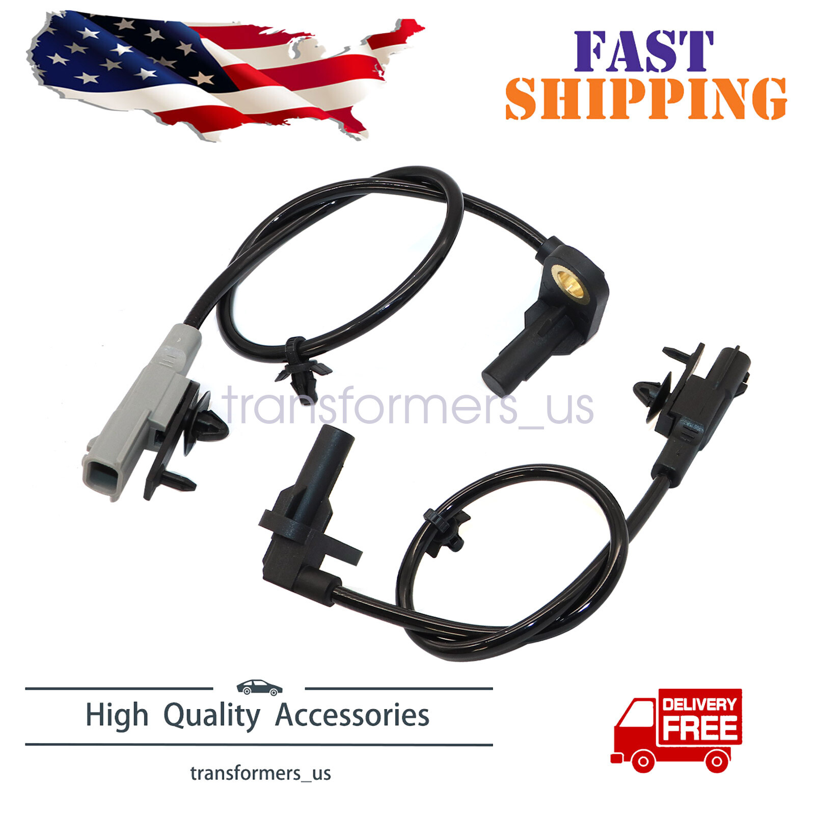 ABS Wheel Speed Sensor Rear Left & Right Fit Infiniti Q50 2014-22 Q60 ...