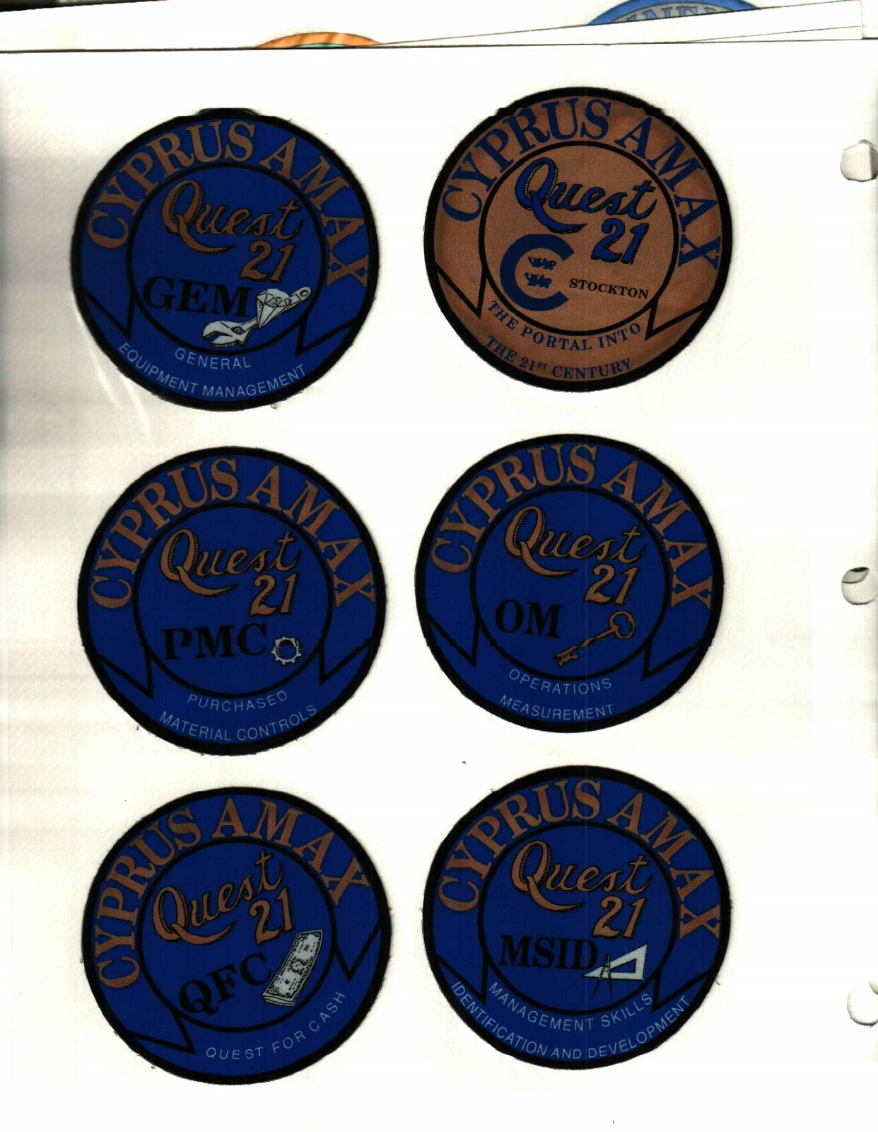 NICE RARE SET OF 16 CYPRUS AMAX COAL CO. COAL MINING STICKER # 1004 | eBay