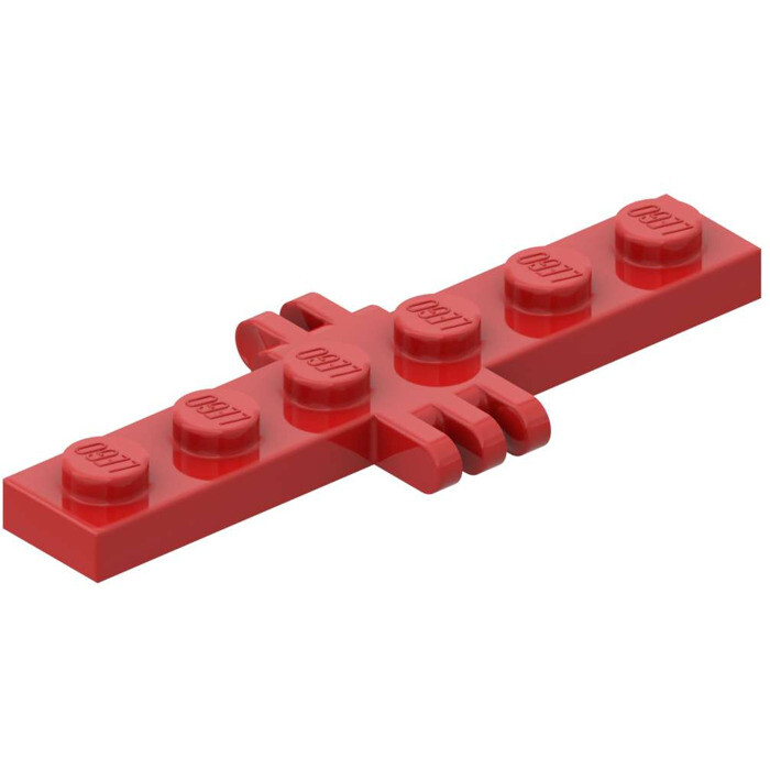 LEGO HINGE PLATE 1X6 W/ 2 &3 FINGERS ON SIDES (1 PCS) CHOOSE YOUR COLOR ...