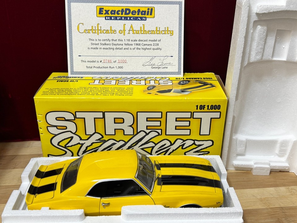 Exact Detail 1968 Z/28 Chevy Camaro Street Stalkerz limited edition 1: ...
