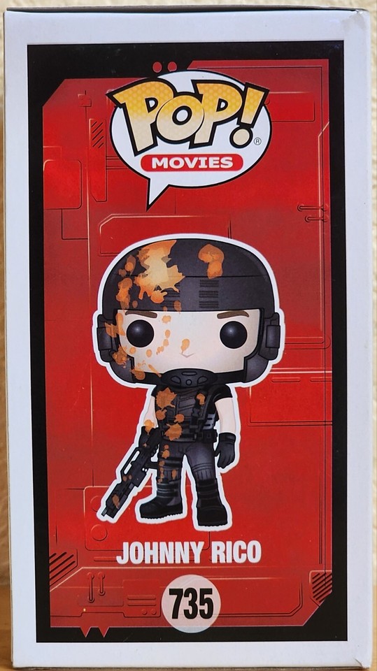 Funko Pop! Movies: Johnny Rico #735 (VAULTED/Exclusive) Vinyl Figure w ...