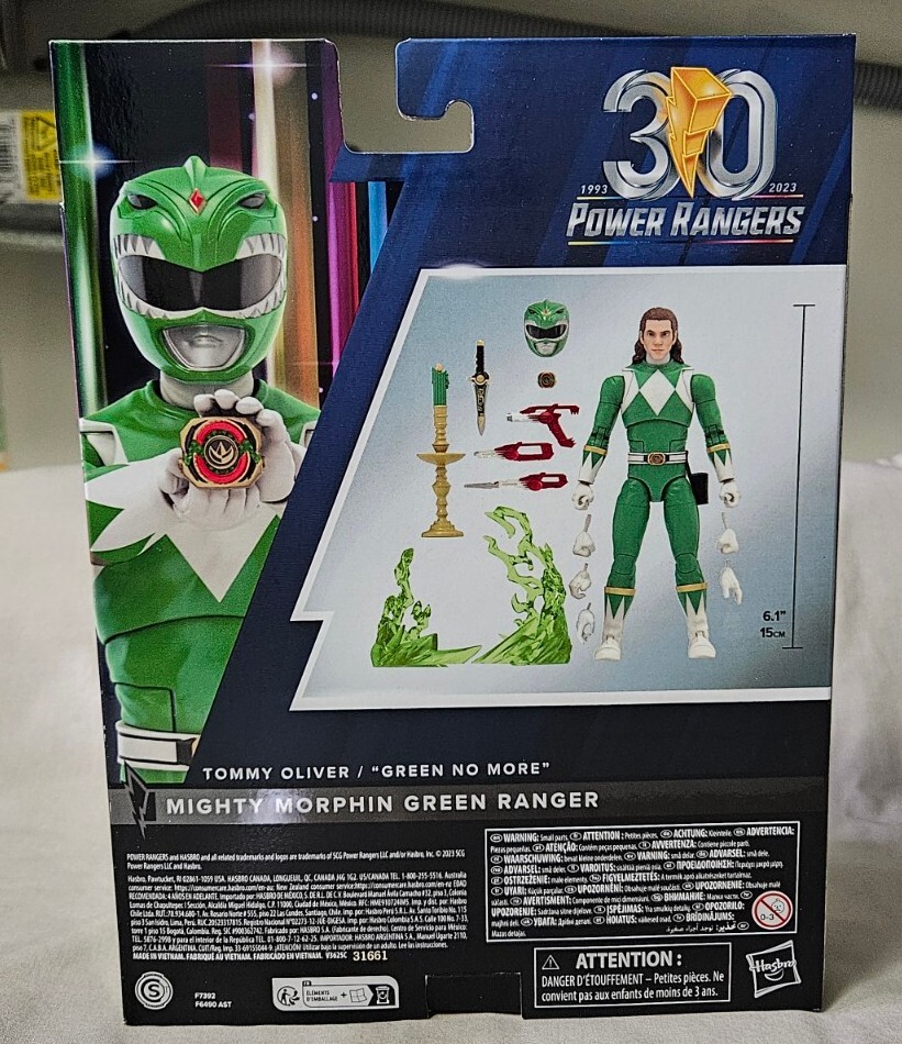 Power Rangers Lightning Collection Remastered Mighty Morphin Green ...