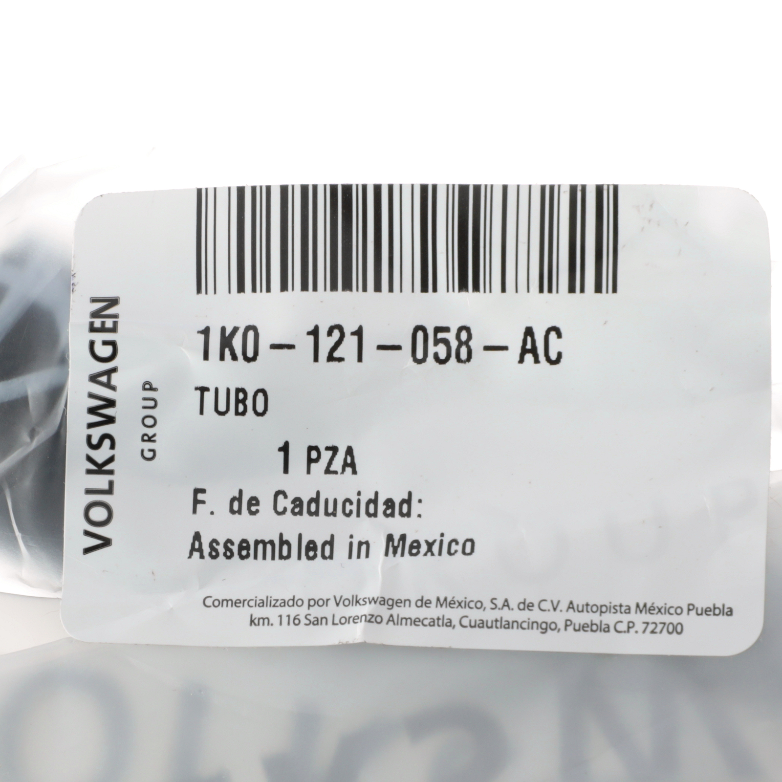 Volkswagen of America 1K0121058AC Hoses and Pipes - Radiator Coolant ...