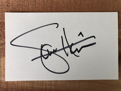 Sam Harris Star Search Over the Rainbow Musician Autograph Signature ...
