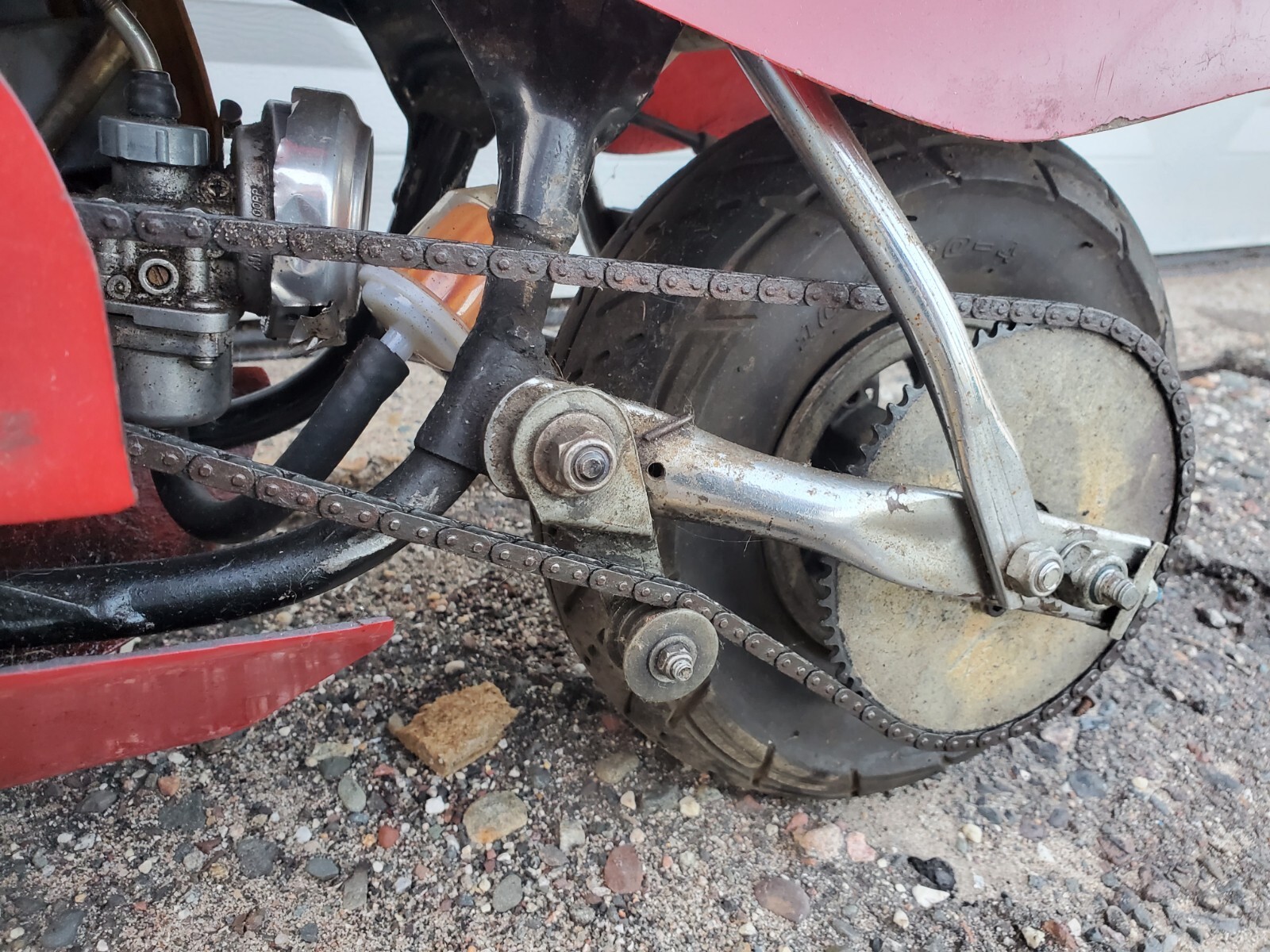 Dandy Pocket Bike 1980s from Japan mini motorcycle Red Mikuni As Is | eBay