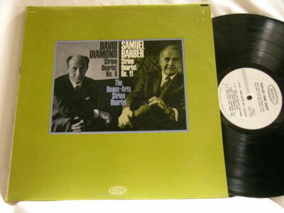 DAVID DIAMOND & SAMUEL BARBER String Quartets Beaux-Arts Quartet Epic ...